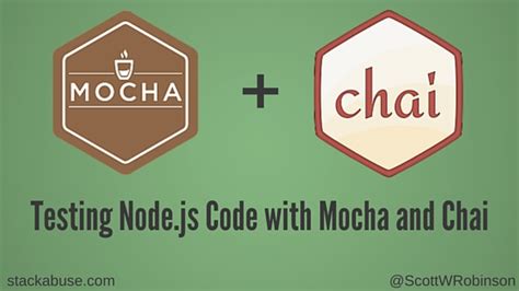 Testing Nodejs Code With Mocha And Chai