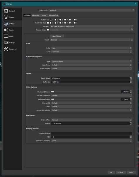 streamfx new amd amf h 264 avc using ffmpeg r obs