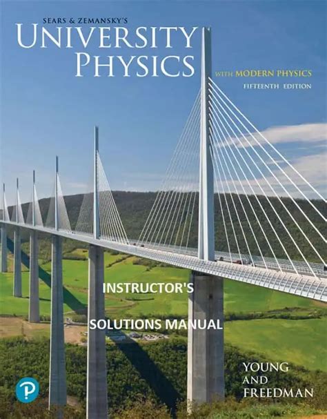 University Physics With Modern Physics 15th Edition Solutions Manual