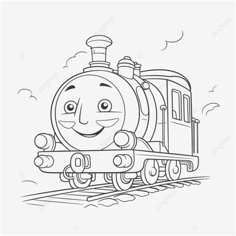 Thomas The Train Christmas Coloring Pages