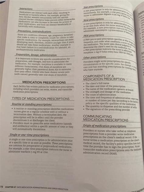 Solved Safe Medication Administration And Error Reduction