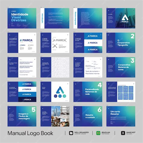 Premium Vector Identity Logo Guidelines Template