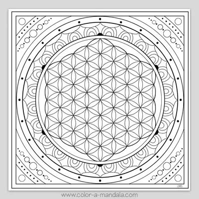 Free Sacred Geometry Coloring Page Download Free Sacred Geometry