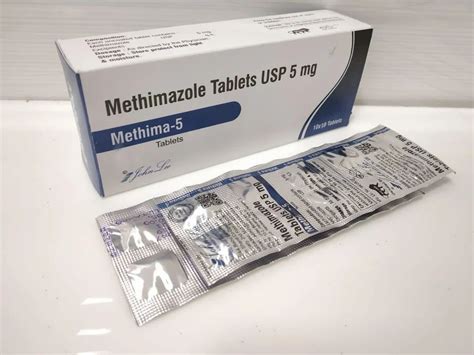 Methimazole Tablets 5mg At ₹ 55stripe Thane Id 2853173352230