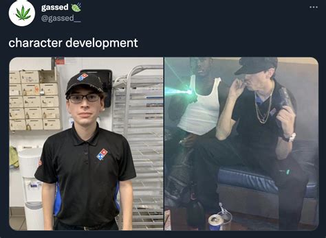 Character Development Dominos Pizza Employee Before And After Know