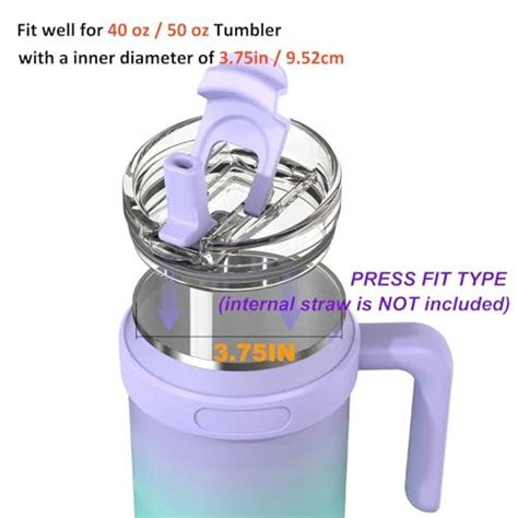 Zukro Replacement Lid For 50 Oz 40 Oz Cold1 Reduce Tumbler Fit For 42