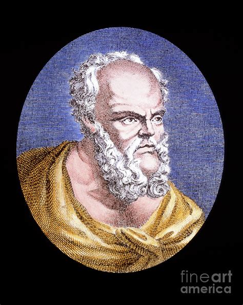 Portrait Of The Ancient Greek Philosopher Socrates Photograph By