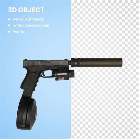Premium Psd 3d Trigger Firearm Glock Ges