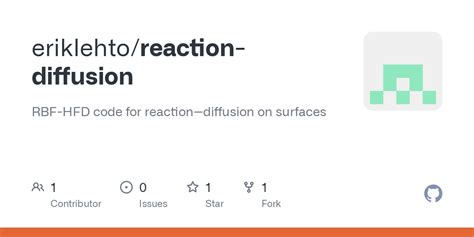 Github Eriklehtoreaction Diffusion Rbf Hfd Code For Reaction Diffusion On Surfaces