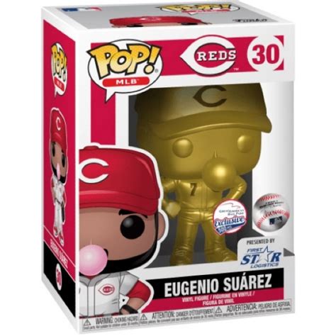 Funko Pop Mlb Reds Eugenio Suarez 30 Exclusivo Original Moça Do Pop Funko Pop é Aqui