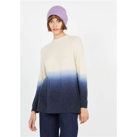 Nice Things Tye Dye Sweater 134 Navy Marie Marie