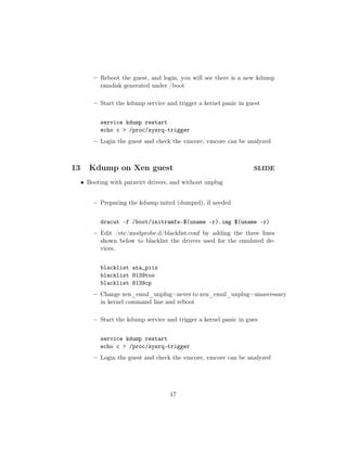 Kdump PDF Operating Systems Computer Software And Applications