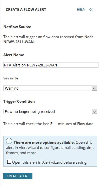 Configure Flow Alerts