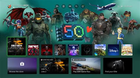 Here Are Microsofts 50th Anniversary Xbox Themes And Wallpapers The Verge
