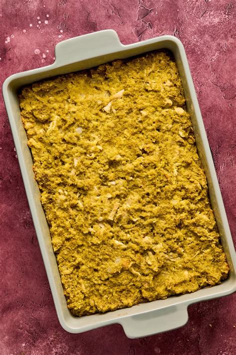 Grandmas Old Fashioned Cornbread Dressing Recipe Healthy Little Peach