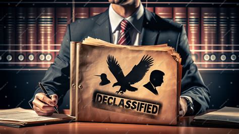 Concept About Trump Orders Declassification Files Ai Generated Image