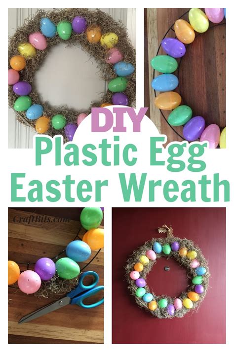 Diy Plastic Easter Egg Wreath —
