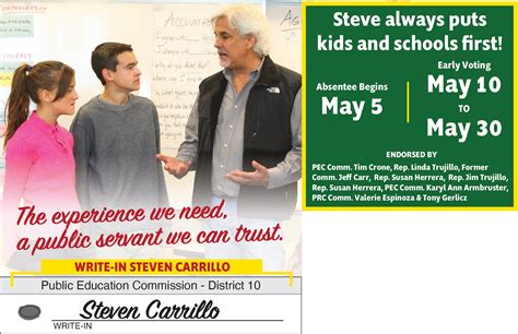 Steve Carrillo For Public Education Commission