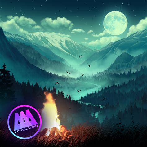 Aaa Dynamic Scenes Valley Under Moonlight Dynamic Scene