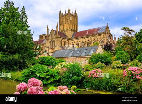 The Magnificent Cathedral Viewed Across The Bishops Palace Moat In