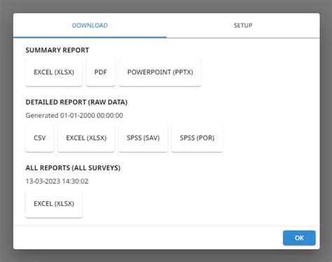 can i export data to ms excel