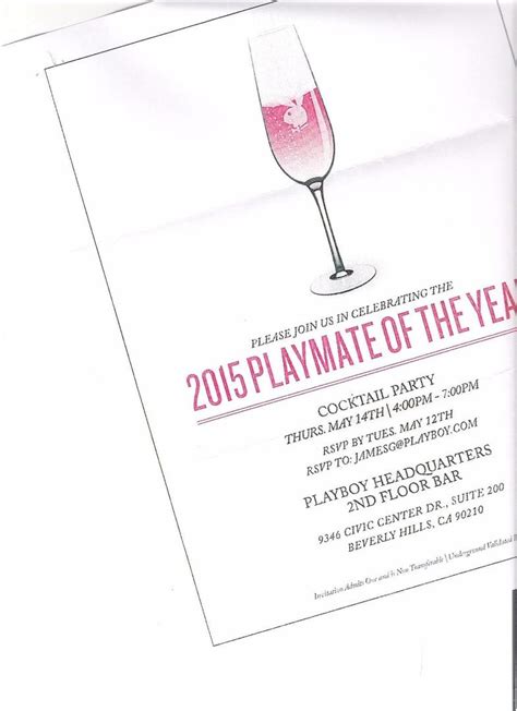 Playboy Playmate Pmoy Luncheon And Cocktail After Party Comes W A