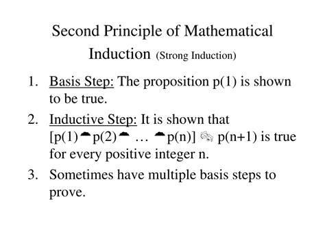 Ppt Mastering Mathematical Induction Proofs And Examples Powerpoint Presentation Id9351200