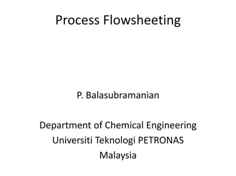 Pandid And Pfd Training For Chemical Engpdf