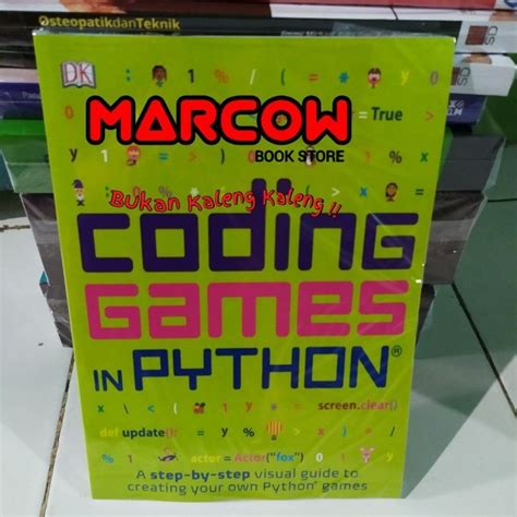 Jual Buku Coding Games In Python Shopee Indonesia