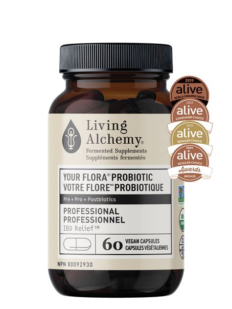 Your Flora Probiotic Professional Living Alchemy Gut And Ibd Relief