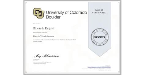 Bikash Regmi On Linkedin Completion Certificate For Electric Vehicle Sensors