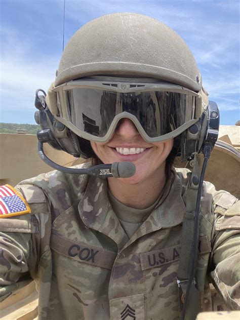 Womens History Month Soldier Becomes 1st Female Army Guard M1 Abrams