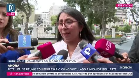 Ruth Luque Desde Que José Jerí Ha Asumido El Poder No Han Bajado Los Asesinatos Canal N