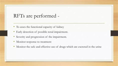 Renal Function Tests Pptx