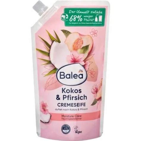 Рідке мило запаска Balea Kokos And Pfirsich Кокос і Персик 500 Ml