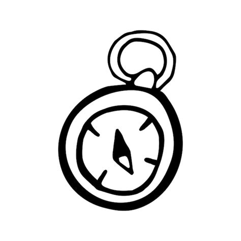 Camping Compass Clipart