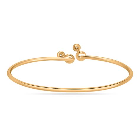 Mamma Mia 14kt Yellow Gold Bubble It Up Bangle