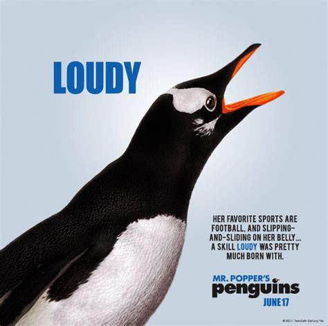 Mr Poppers Penguins Magazine Cover With Loudy Penguin Mr Poppers