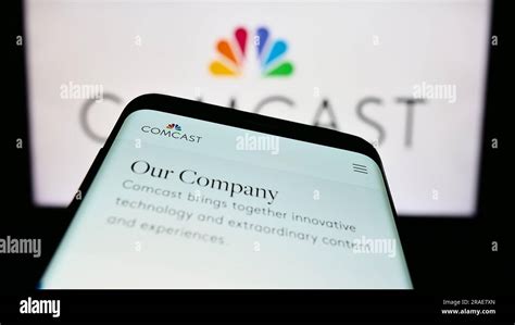 Smartphone With Website Of Us Telecommunications Company Comcast