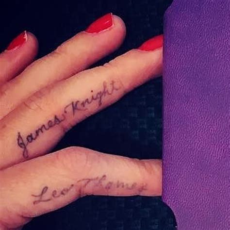 Jaime King Hand Tattoos