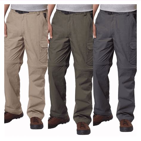 Bc Clothing Mens Convertible Hiking Zippered Pockets Pantsshorts Mx30