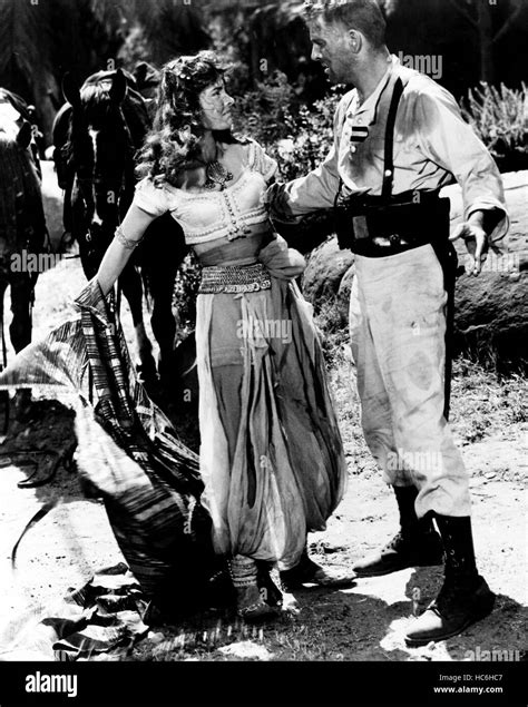 Ten Tall Men From Left Jody Lawrance Burt Lancaster 1951 Stock