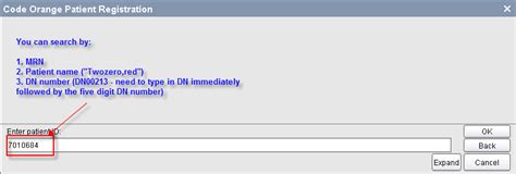 Adt Emergency Department Code Orange Workflow