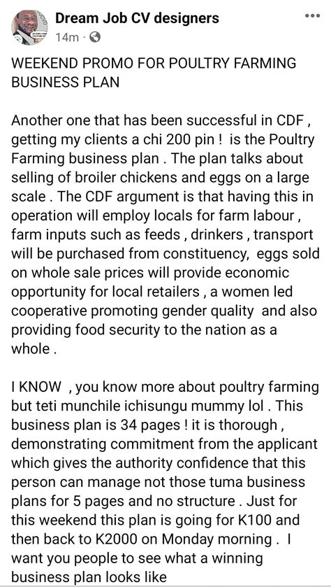 Chiko Phiri On Linkedin Poultry Business Plan Whatsapp 0975 080 056