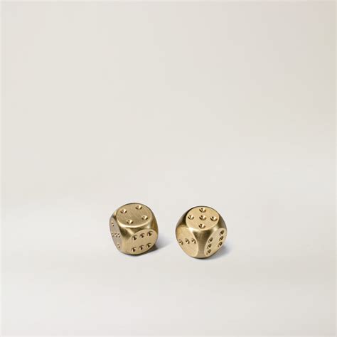 Solid Brass Dice With Rounded Edges Solid Brass Desk Accessories Brass Dice Set Roarcraft