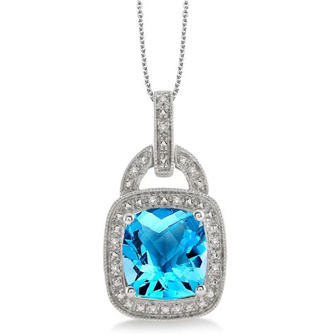 Jilco Inc Blue Topaz Necklace 365 Wholesale