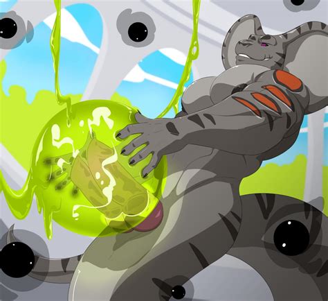 Rule 34 2017 2 Penises 5 Fingers Anthro Black Nipples Black Sclera