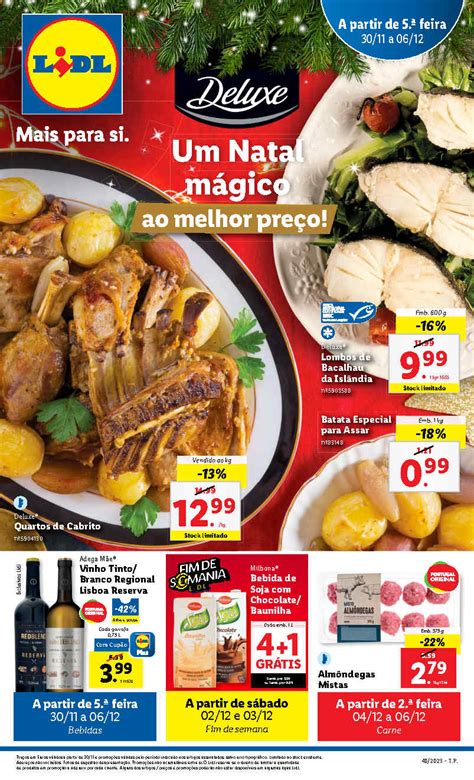 Antevisão Folheto Lidl Promoções 30 Novembro A 6 Dezembro O Caça