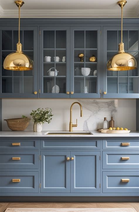 15 Blue Gray Kitchen Cabinets For A Stylish Modern Touch