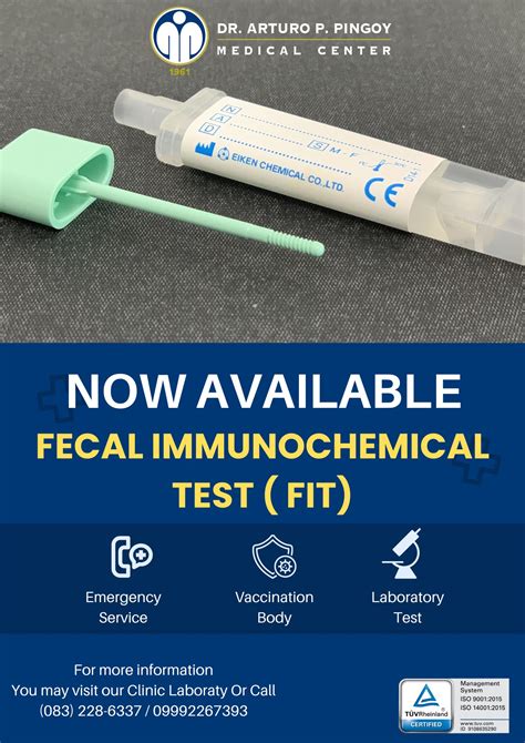 Dr Fecal Immunochemical Test Fit Is A Rapidvisual Immunoassay